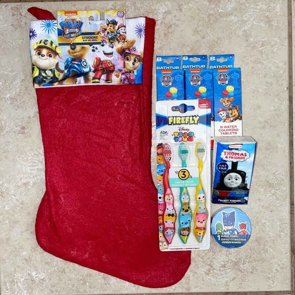Nickelodeon | Holiday | Paw Patrol Red Christmas Stocking Stuffers ...